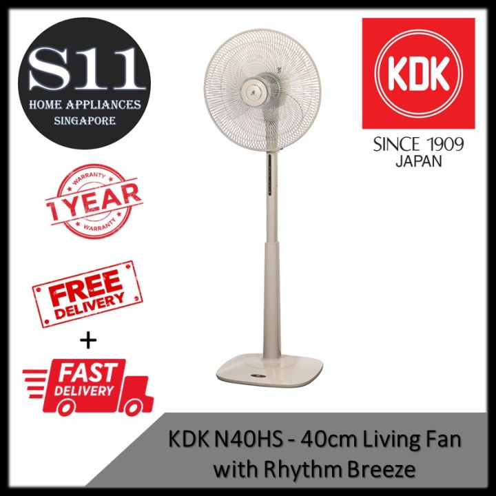 KDK N40HS - 40cm Living Fan with Rhythm breeze and 1/F Yuragi function ...