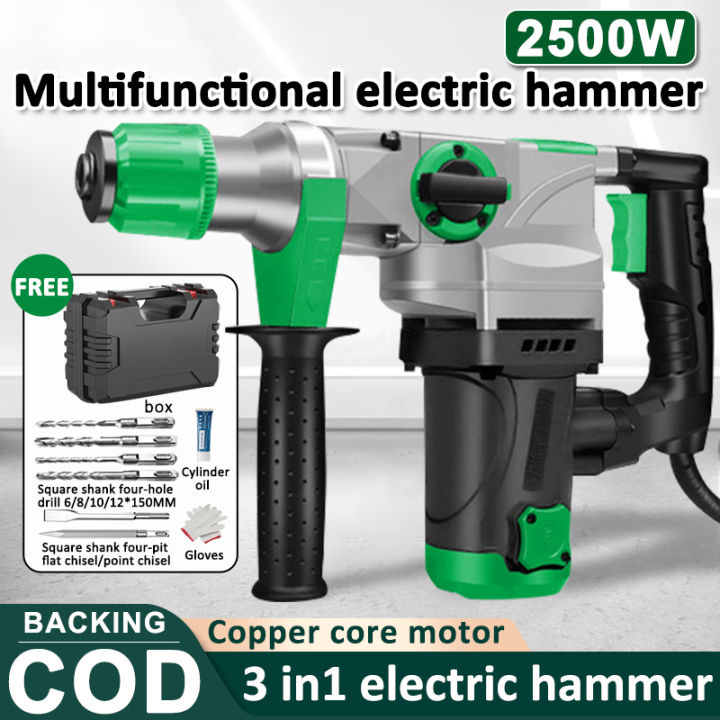 Rotary hammer drill,chipping gun,demolition jack hammer 2500W Electric ...