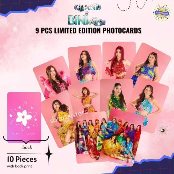 10 pcs GBV Grand Biniverse x BINI photocard OT8 unofficial Modess ...