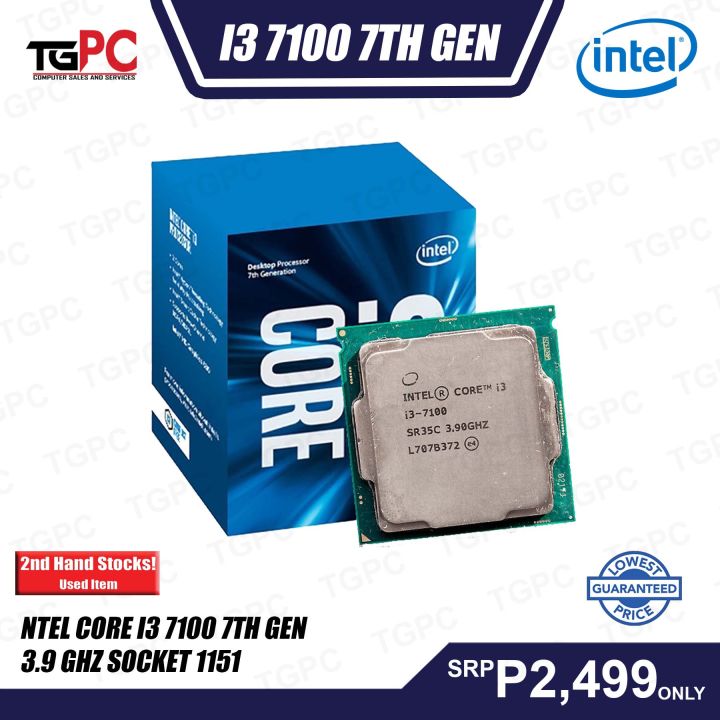 Processor Intel Core I3 7100 7th Gen 3 9ghz Socket 1151 Preloved Lazada Ph