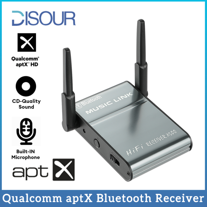 DISOUR Bộ Thu Âm Thanh Bluetooth Qualcomm AptX 3.5MM AUX RCA Âm Thanh Nổi Chất Lượng CD Bộ ...