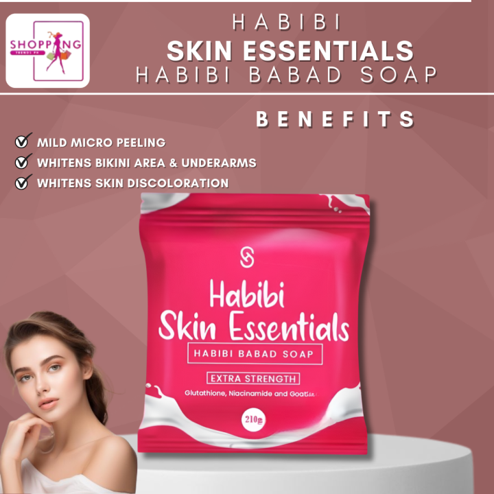 Authentic Habibi Babad Soap Skin Essential 3 Bars in 1 Pack 210g Legit ...