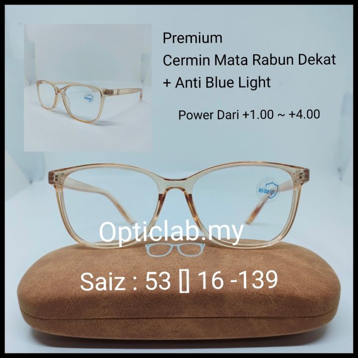 Cermin Mata Rabun Dekat , Power Lens +1.50 / Reading Glasses (Percuma ...