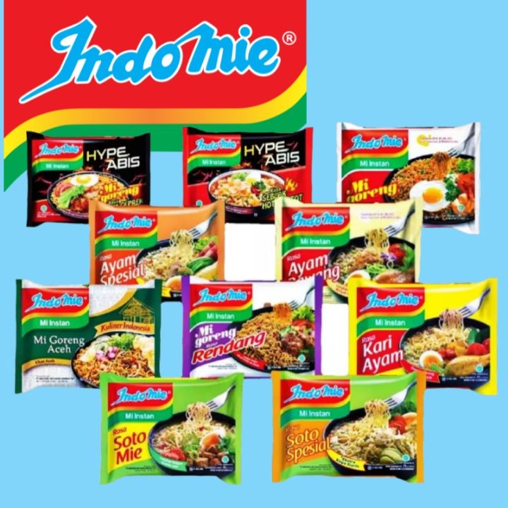 NDOMIE ALL VARIAN Mie Instan / Indomie Goreng / Indomie Soto / Indomie ...