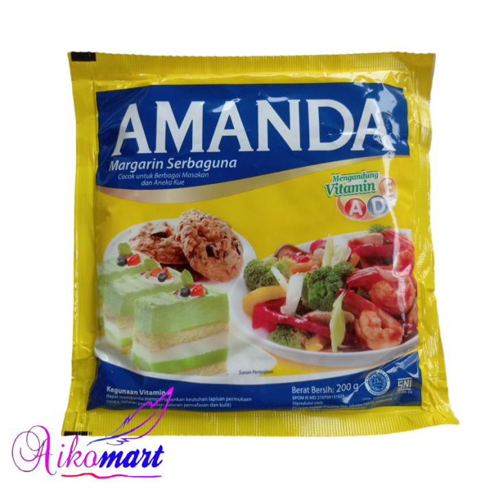 Amanda Margarin Serba Guna 200g Cocok Untuk Berbagai Masakan dan Aneka ...