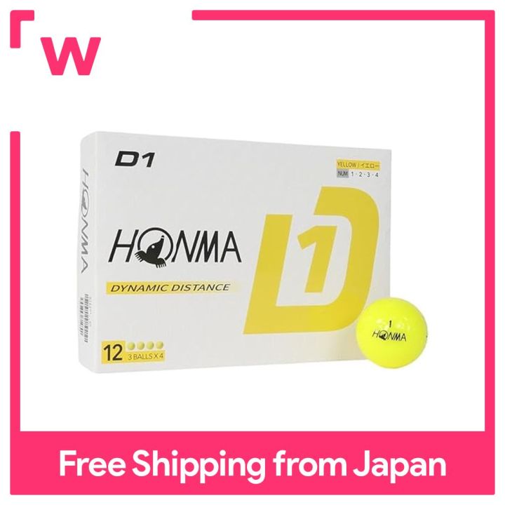 HONMA 2024 HONMA D1สีเหลือง BT2401 (12ต่อโหล) | Lazada.co.th