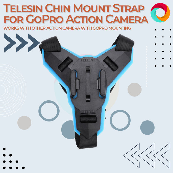 Telesin Chin Mount Helmet Chin Strap Lazada Ph