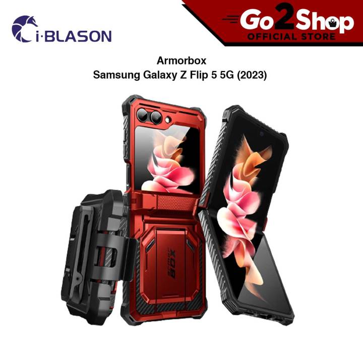i-Blason Armorbox Full-Body Rugged Holster Case for Samsung Galaxy Z Flip 5 5G (2023) | Lazada