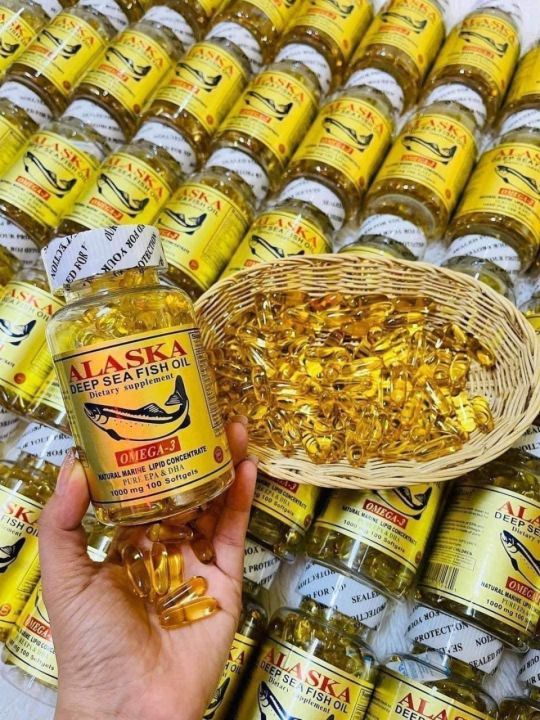 ALASKA DEEP SEA FISH OIL OMEGA-3 1000 mg. | Lazada.co.th