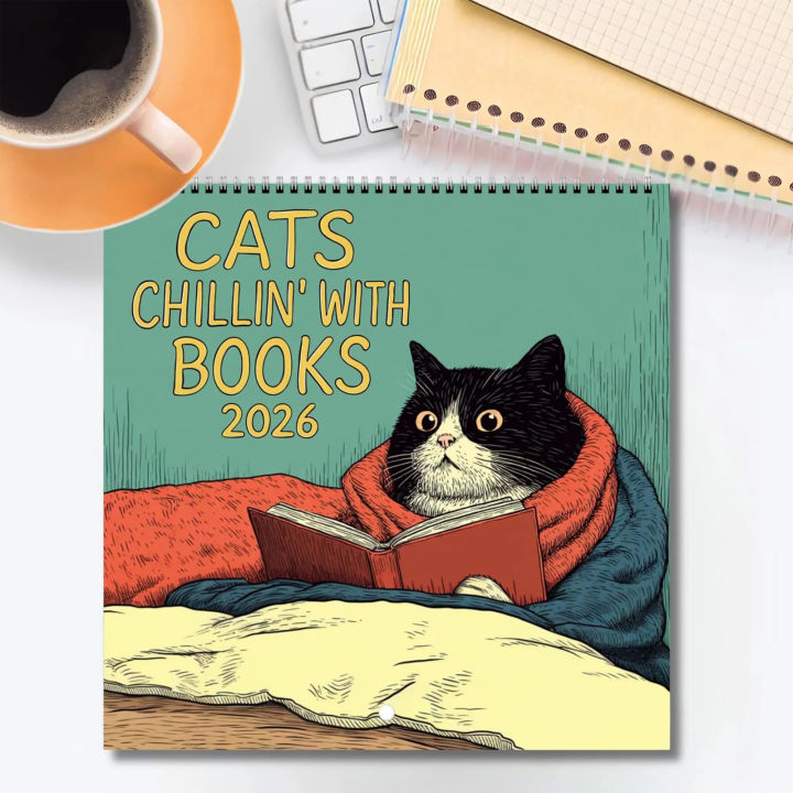 Zhutao Cat Lover Calendar 2026 2026 Wall Calendar Cats 2026 Funny Cat ...