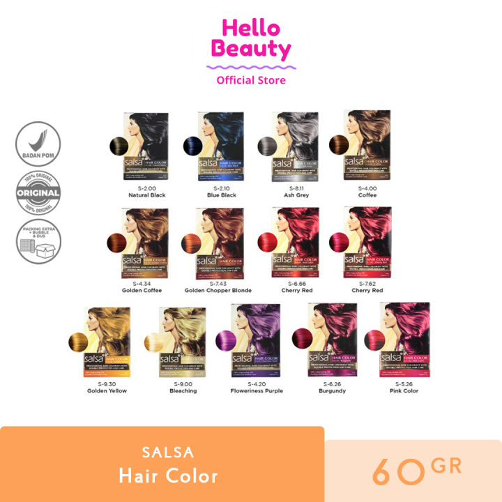 SALSA HAIR COLOR / SEMIR RAMBUT SALSA / CAT RAMBUT / PEWARNA RAMBUT ...