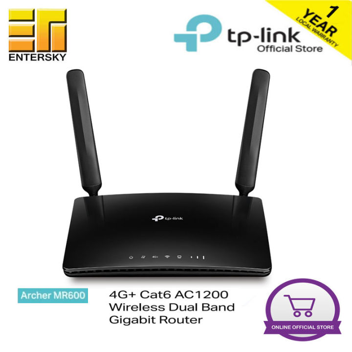 TP-Link Archer Mr600 4G+ Cat6 AC1200 Wireless Dual Band Gigabit Router ...