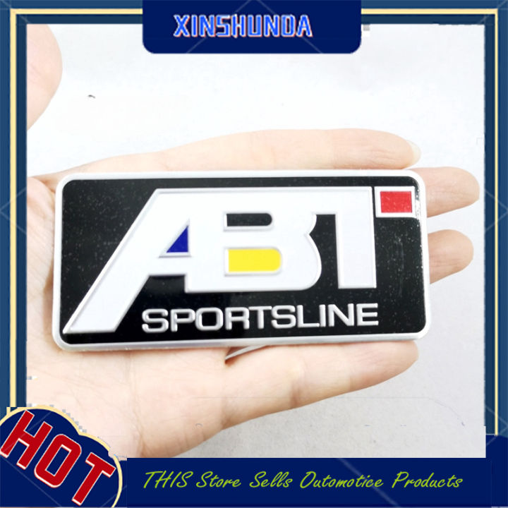 XSD 1 x Aluminum ABT SPORTSLINE Logo Car Auto Decorative Emblem Badge ...