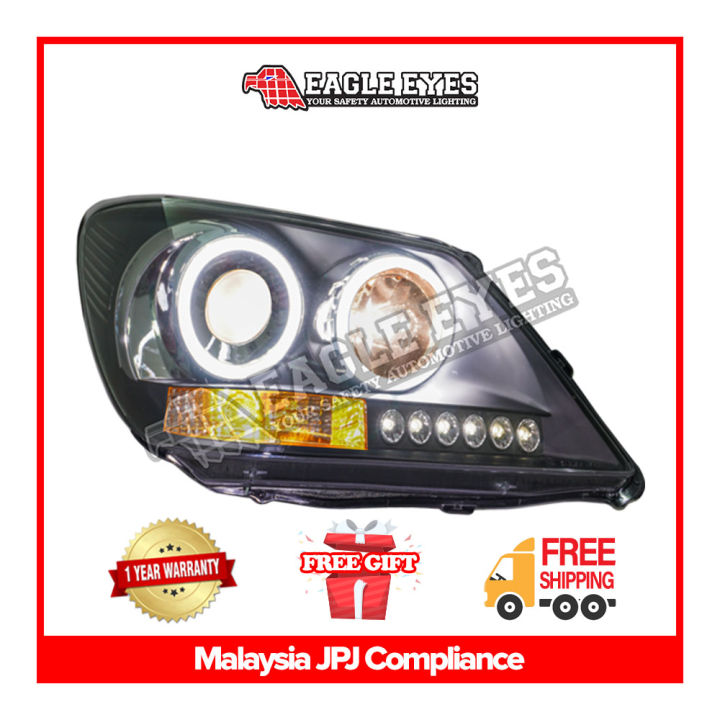 TOYOTA FORTUNER AN50/AN60 2006-2008 PROJECTOR EXTREME LED ANGLE EYES HEADLAMP | Lazada