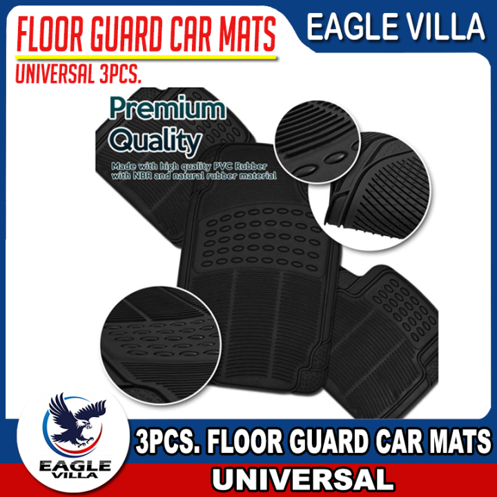 Eagle Villa Heavy Duty Rubberized Premium Universal Car Floor Guard ...