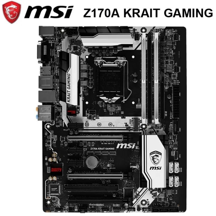 Socket LGA 1151 MSI Z170A Krait GAMING Motherboard Cpu Core i7 i5 i3 ...