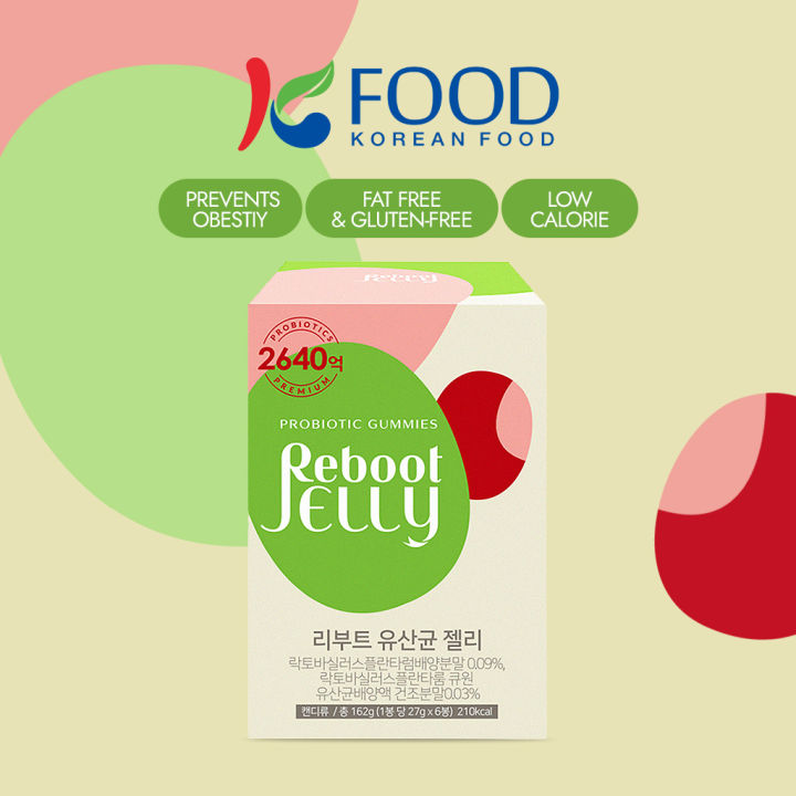 [Reboot] Probiotic Jelly 162g / probiotics jelly, gluten free, no fat, no sugar, diet snack, gut ...