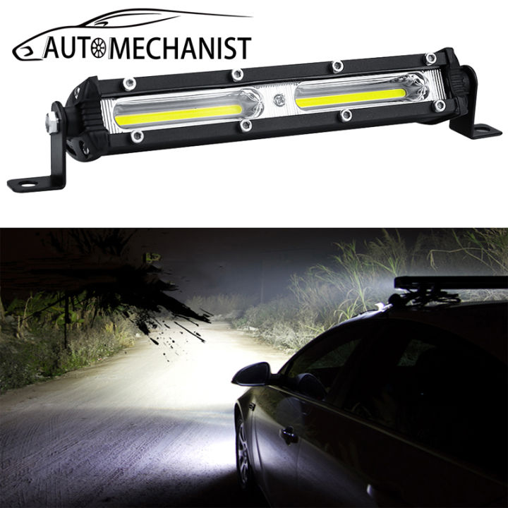 Car LED Work Light 12V 24V LED Spotlight Work Light Bar 6500K Strip ...