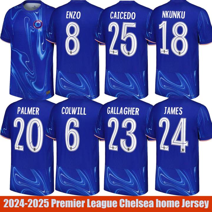 XY 2024-2025 Premier League Chelsea Palmer Enzo Caicedo Nkunku Colwill ...
