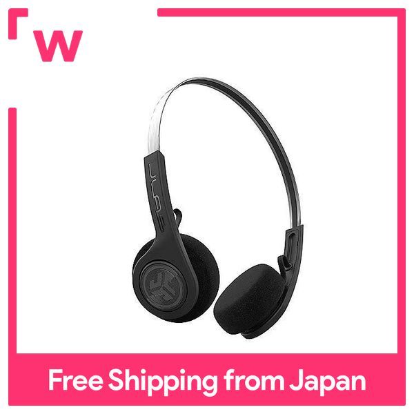JLAB AUDIO Rewind Wireless Retro Headphones (Black) Wireless headphones ...