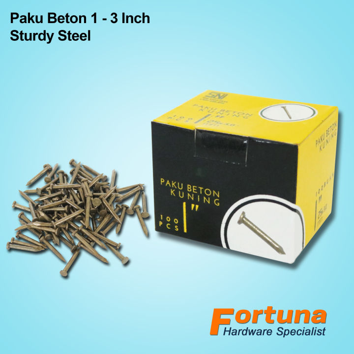 FORTUNA Paku Beton 1 Inch - 3 Inch | Lazada Indonesia