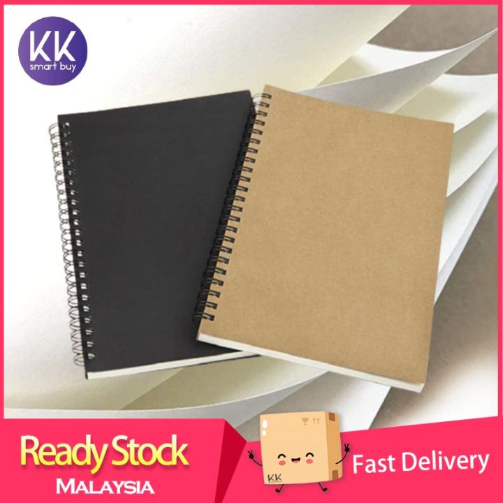 WS - A5 Sketch book Artist Paper Blank White Drawing doodle art Hard ...