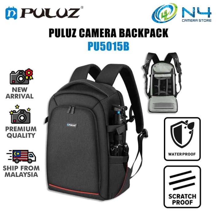 PULUZ Outdoor Portable Waterproof Scratch-proof Dual Shoulders Backpack ...