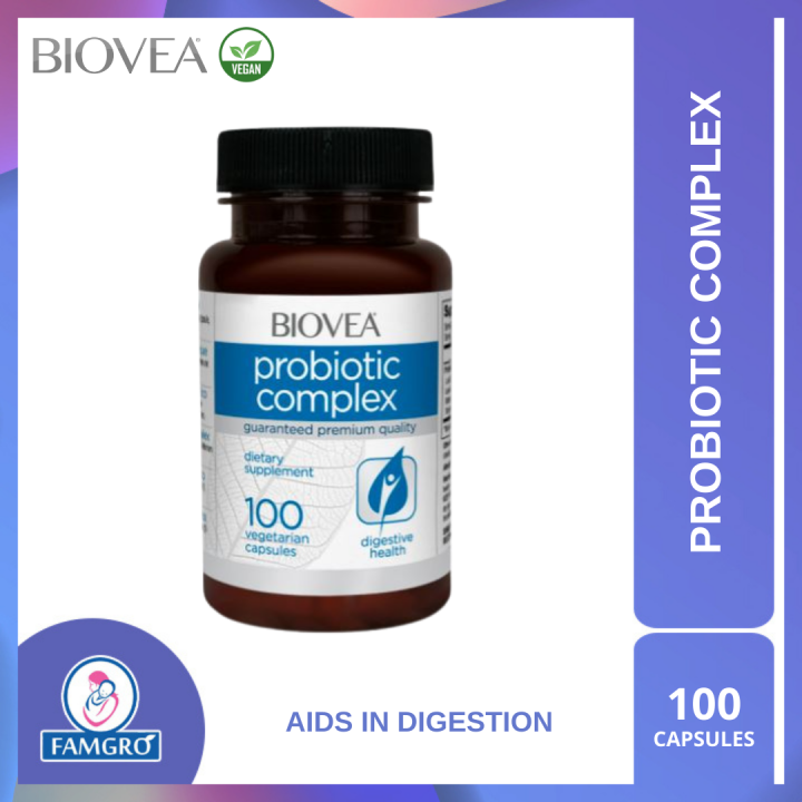 Biovea Probiotic Complex 4 Billion CFU - 100 Capsules | Lazada PH