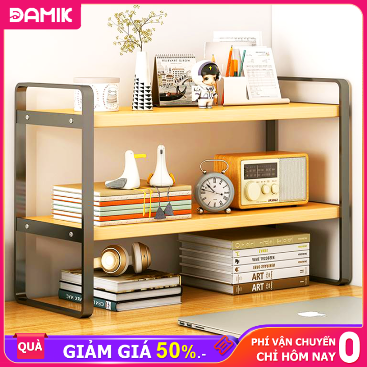 DAMIK Giá đỡ để trên bàn làm màn hình kệ lưu trữ | Lazada.vn