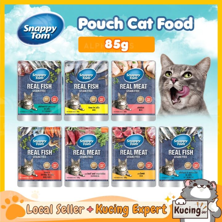 KUCINGJER Malaysia snappy tom 85g kucing kantung makanan kalengan ... KUCINGJER Malaysia snappy tom 85g kucing kantung makanan kalengan ...