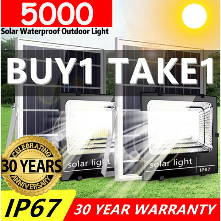 5000 Solar light outdoor indoor for garden lampu solar tahan 24jam ...