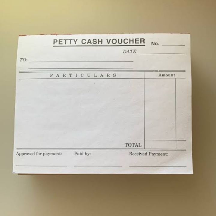10 Pads Petty Cash Voucher Receipt Resibo 10 Pads per Ream School Office Supplies | Lazada PH