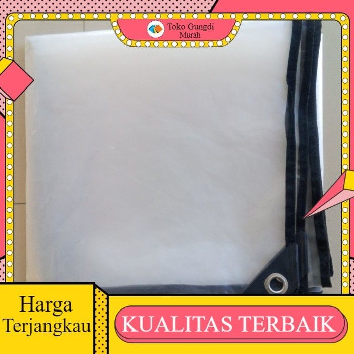 TERPAL BENING TRANSPARAN PLASTIK BENING PLASTIK COR PLASTIK PE TEBAL ...