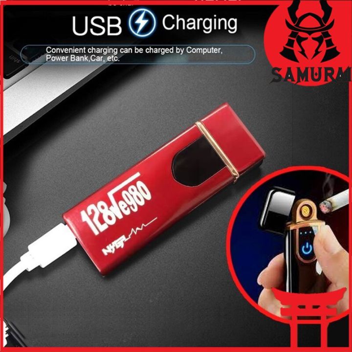 USB Rechargeable Touchscreen Electronic Dual Pulse Arc Cigarette ...