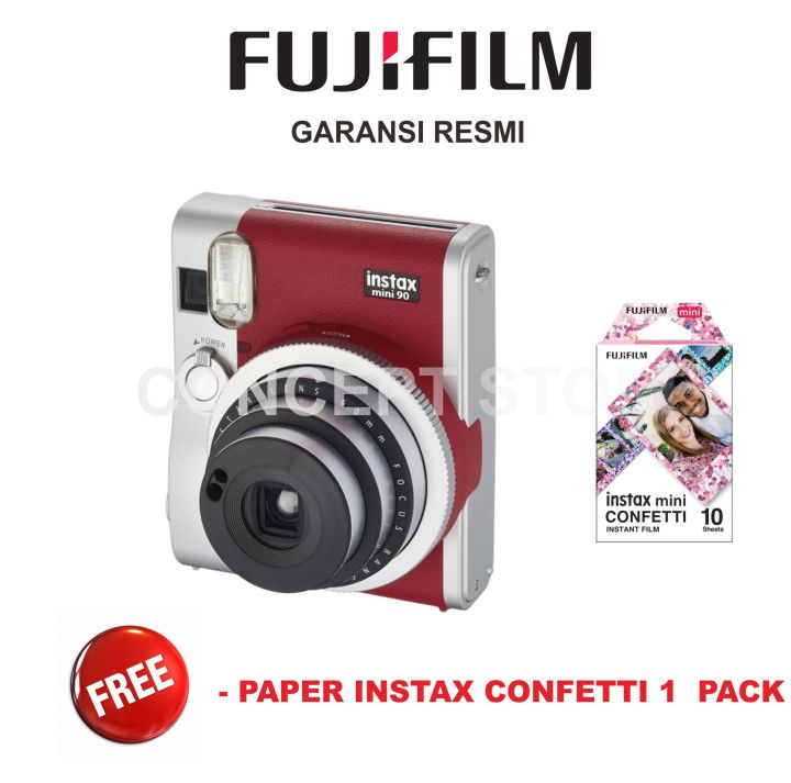 FUJIFILM INSTAX MINI 90 NEO CLASSIC RED . MINI90 | Lazada Indonesia