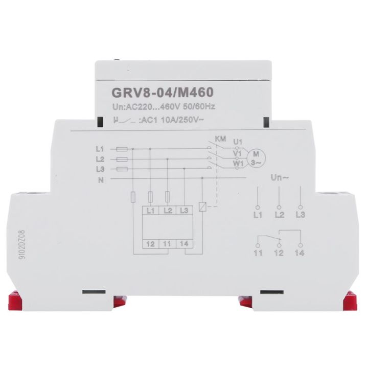 GRV8-04 M460 3-Phase Voltage Monitoring Relay Phase Sequence Phase ...