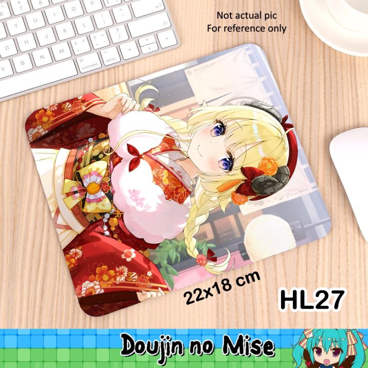 Hololive Mouse Pad Virtual Youtuber Gawr Gura Mori Calliope Watson ...