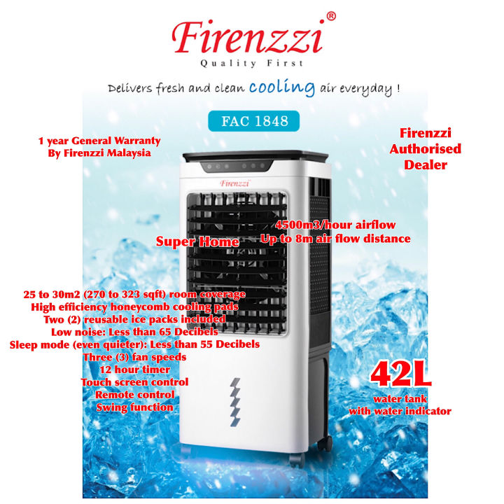 Firenzzi Air Cooler FAC-1848 (42L Tank) with Remote Control | Lazada
