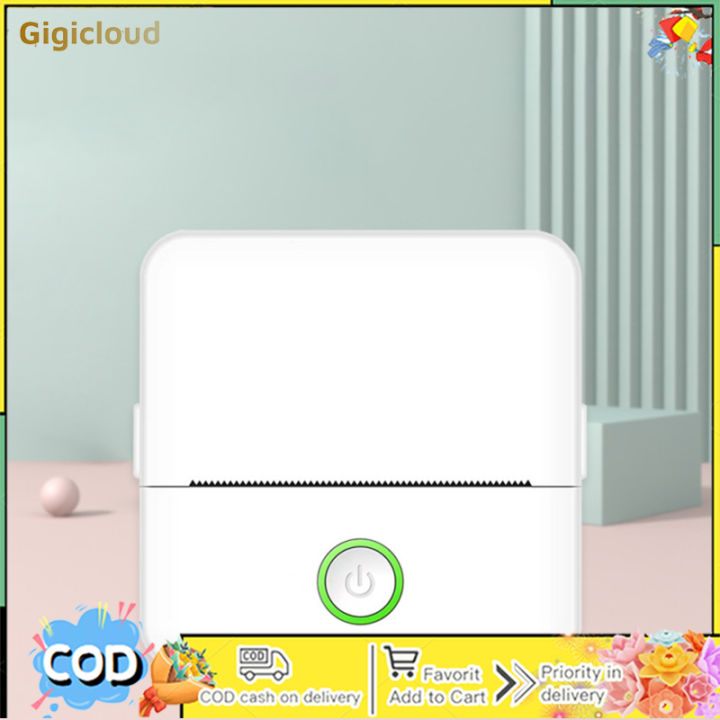 Sticker Printer, Thermal Mini Printer With 800mA Rechargeable Battery ...