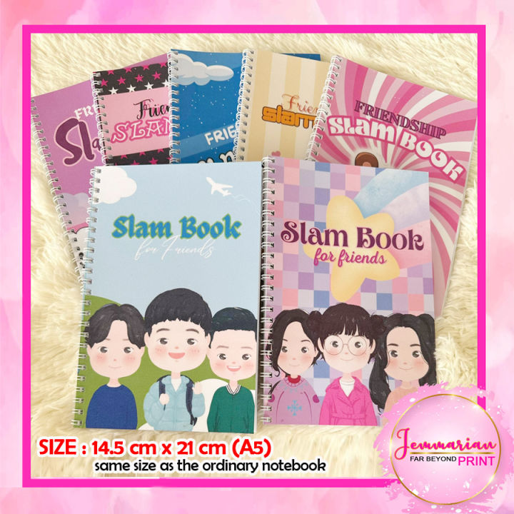 CUSTOMIZE SLAM BOOK - High quality long lasting print. | Lazada PH
