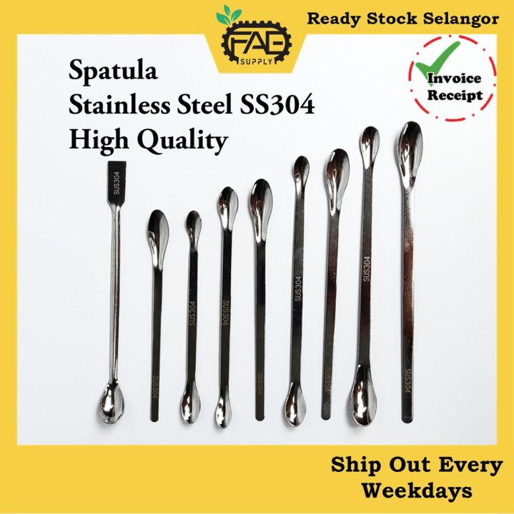 Stainless Steel Spatula SS304 lab laboratory kitchen utensils sampling ...