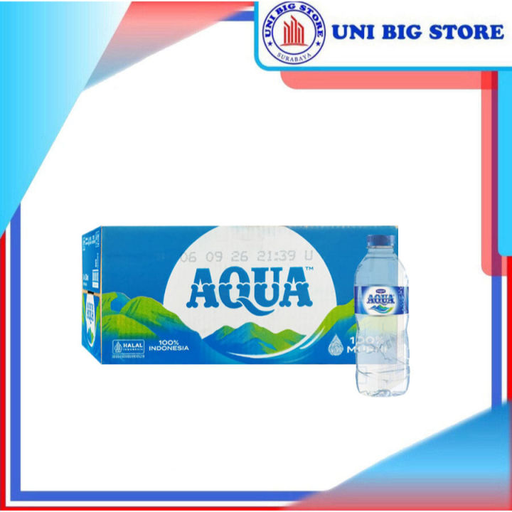 AQUA Air Mineral 330 ml DUS 24 Pcs Botol | Lazada Indonesia