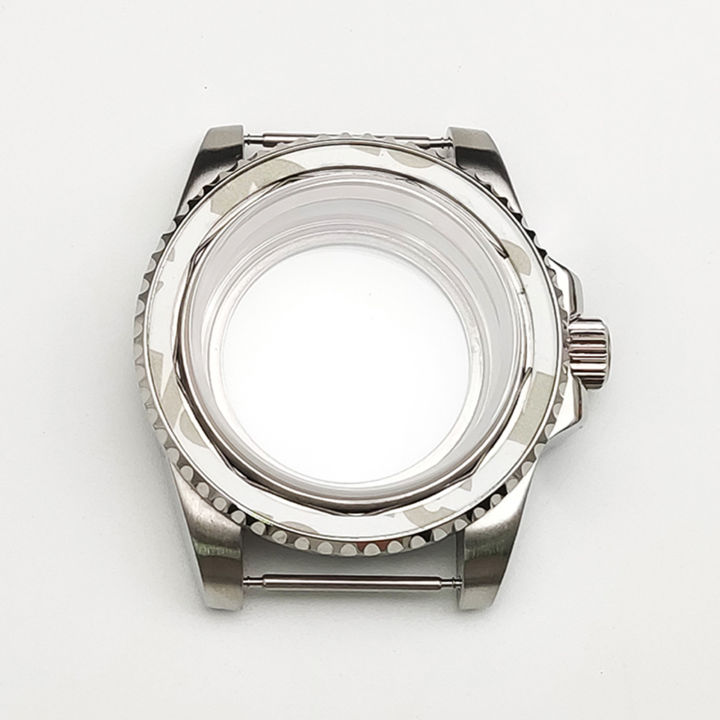 40MM Watch Case Sapphire Mechanical Watch Case Transparent Caseback ...