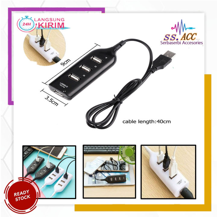 [Multifungsi] 1 Pcs USB Hub Port 4in1 Colokan Usb Komputer 4IN1 ...
