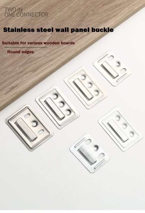 Stainless Steel metal clip for PVC Wall Panel WPC Wall Installation ...