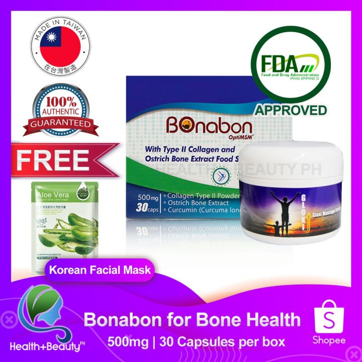 Bonabon Bone Health with Type II Collagen 500mg 30 Capsules | Lazada PH
