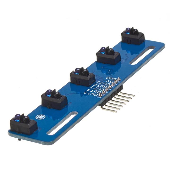 5 Channel Infrared Reflective PIR Sensor Module TCRT5000 5 Way/Road IR ...