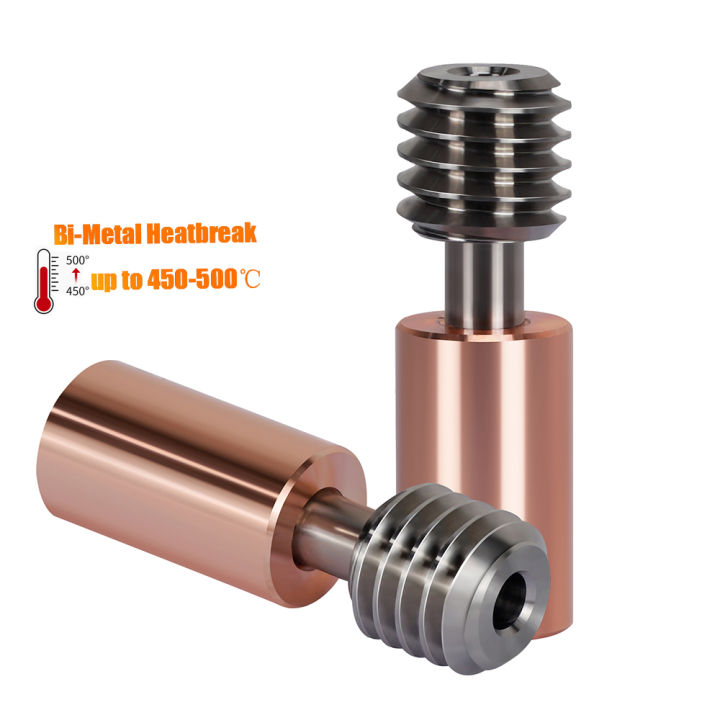 【Be worth】 Bimetal CR10 S1 Heatbreak Titanium Alloy Heat Break 1.75mm ...