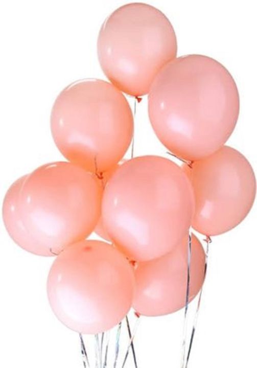 25pcs/100pcs (5 inch / 10 inch / 12 inch) CORAL PEACH / LIGHT APRICOT ...