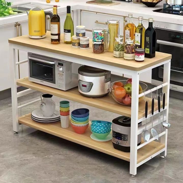 Carbon Steel Kitchen Cabinet 2/3 Tier Storage Cabinet Kitchen Storage ...
